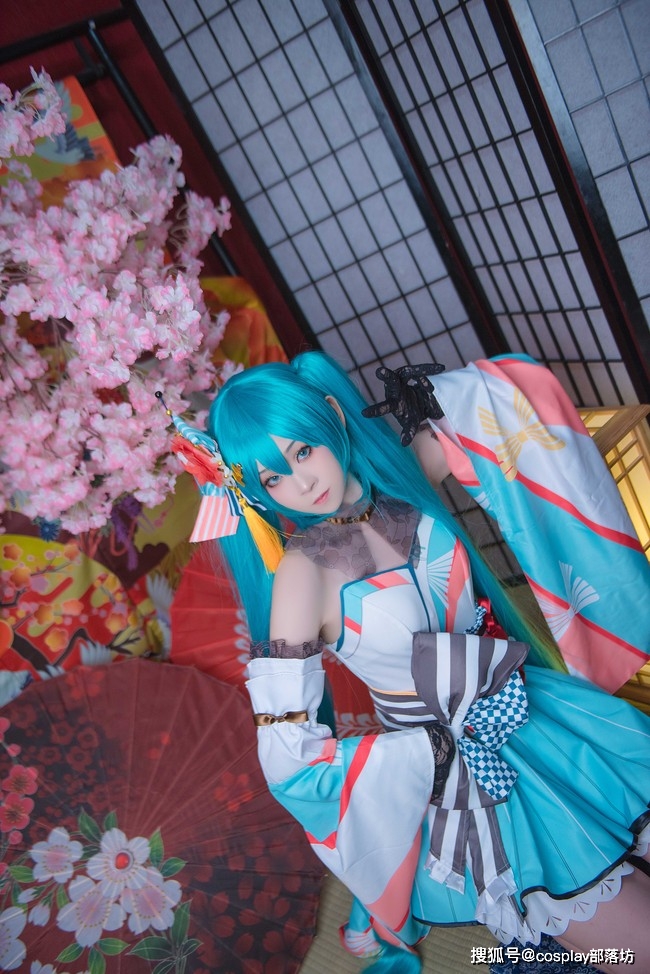 cos：公主殿下初音和服cos正片@酥乣是个屑 - Cosplay - 马哈鱼网