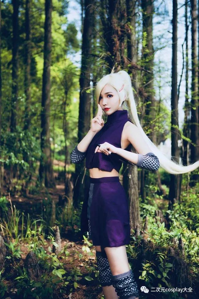 颜值神还原，《火影忍者》山中井野cos，又是被帅到的一天 - Cosplay - 马哈鱼网